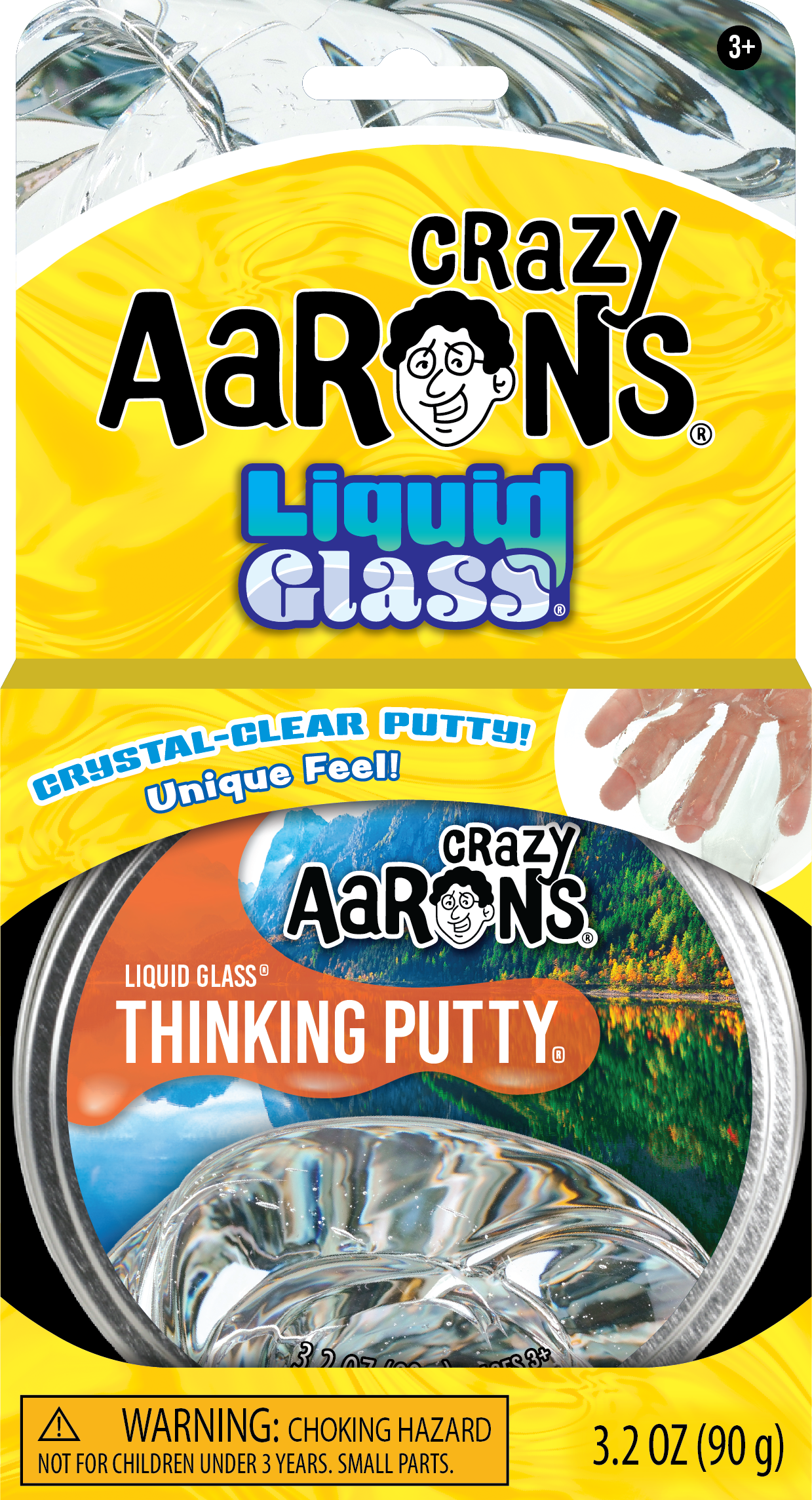 Crystal Clear | Liquid Glass® Thinking Putty® – Crazy Aaron's