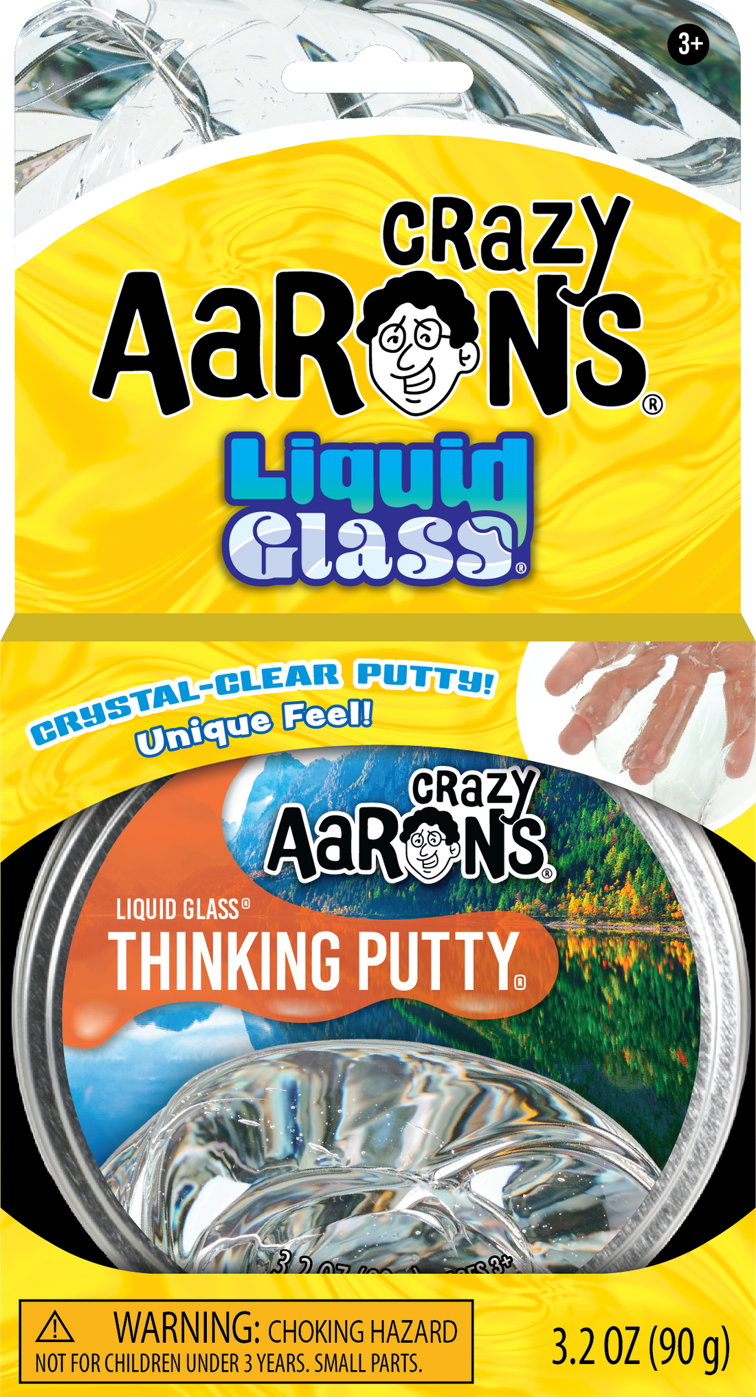 Crystal Clear | Liquid Glass® Thinking Putty® – Crazy Aaron's